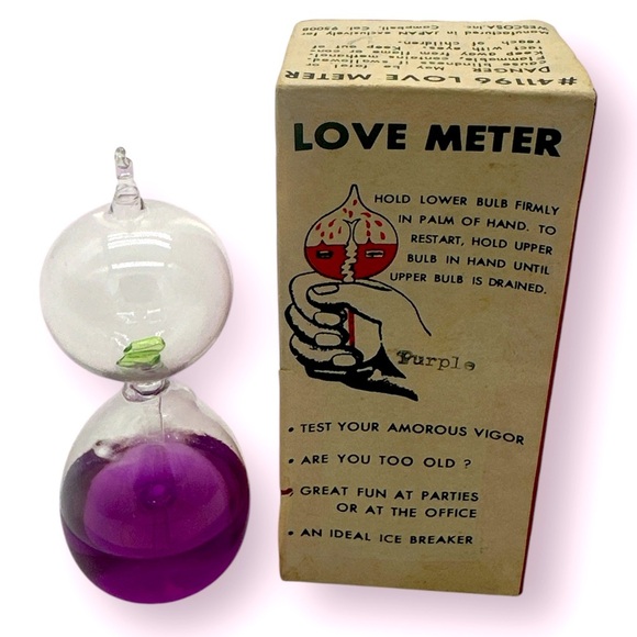 Wescosa | Other | Vtg Collectable Novelty Game Love Meterbubbler Purple ...
